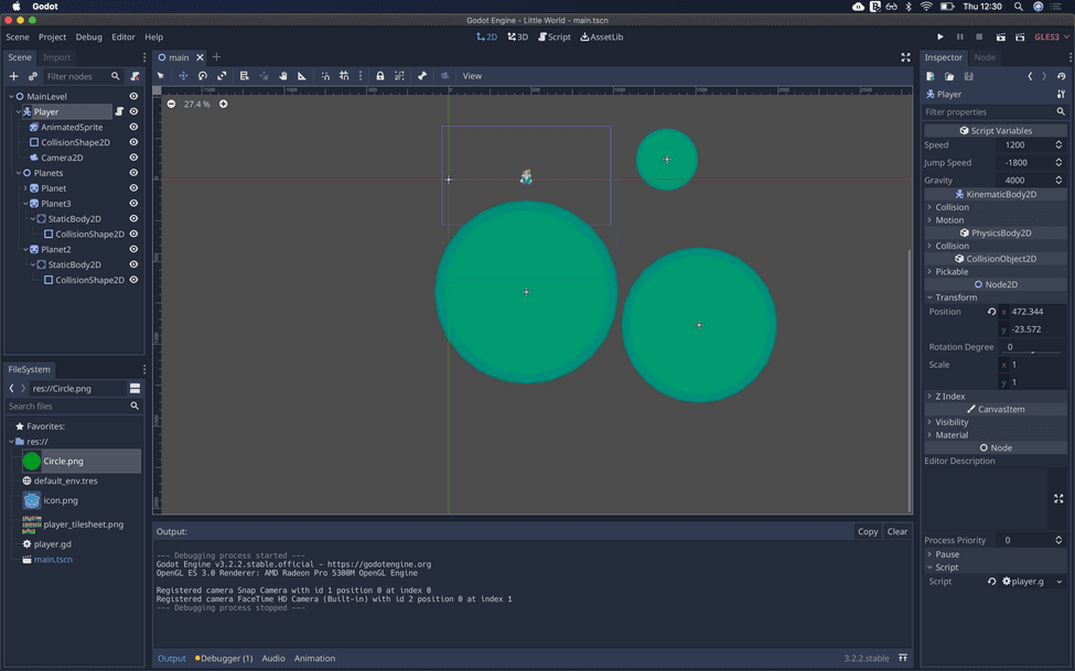 Mario Galaxy style physics in Godot | A Short Game from Start to Finish